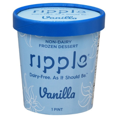 Ripple Frozen Dessert-vanilla - 16 OZ - albertsons