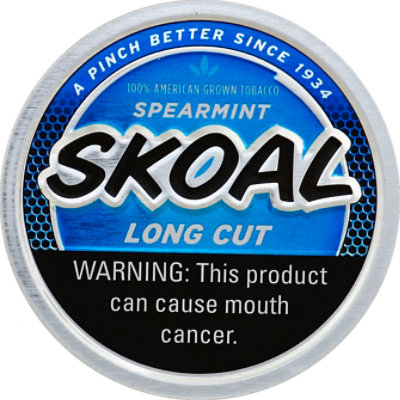 Skoal Long Cut Spearmint Smokeless Tobacco - 1.2 OZ - albertsons