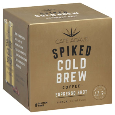 Cafe Agave Cold Brew Espresso - 4-187 ML - Safeway