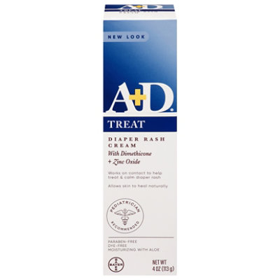 A+D Zinc Oxide Cream - 4 FZ - safeway