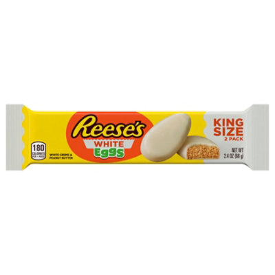Hshy Reese Wht Pbtr Egg King - 2.4 OZ - safeway