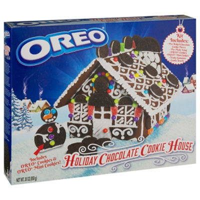 Oreo Holiday Chocolate Cookie House Kit - 31 OZ - kingsfoodmarkets
