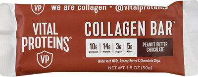 Vital Proteins Collagen Bar Peanut Butter Chocolate - 1.8 OZ - Pavilions