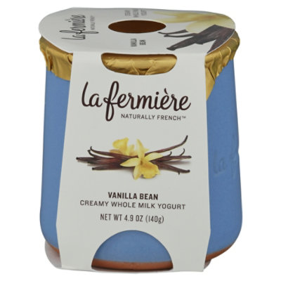 La Fermiere French Yogurt Vanilla Bean - 4.9 OZ - Pavilions