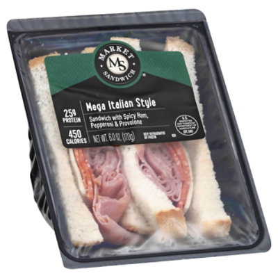 Deli Express Market Mega Italian Sandwich - 6 OZ - safeway