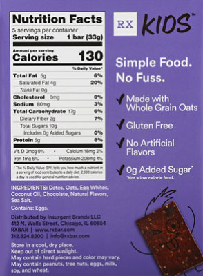 Rxbar Bar Kids Double Chocolate - 5.8 OZ - Safeway