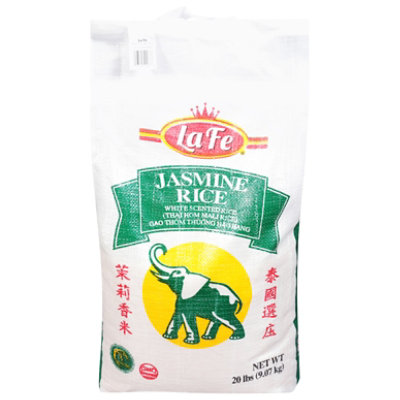 La Fe Jasmine Rice 20 Lbs - 20 LB - acmemarkets