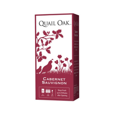 Quail Oak Cabernet 3ltr Box Wine - 3 LT - albertsons
