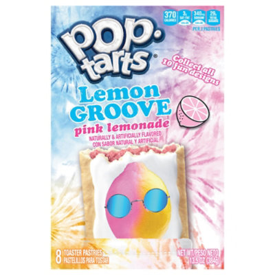 Pop-Tarts Toaster Pastries Lemon Groove Breakfast Foods Frosted Pink ...