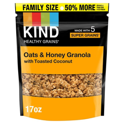 Kind Snacks Healthy Grain Oats Honey Clu - 17 OZ - Albertsons