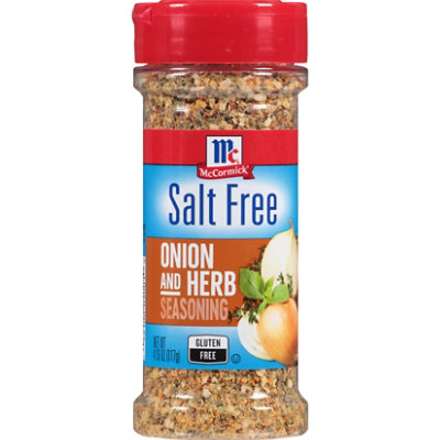 McCormick Salt Free Onion And Herb Seasoning - 4.16 Oz - safeway