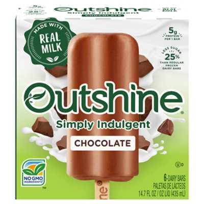 Outshine Simply Indulgent Chocolate - 6-2.45 FZ - Safeway