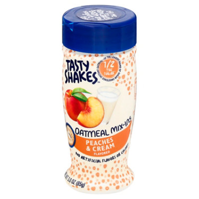 Tasty Shakes Peaches & Cream Oatmeal Mix In - 3 OZ - Safeway
