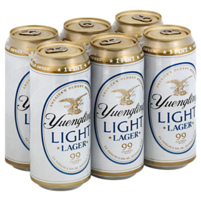 Yuengling Light Lager 16oz Can - 6-16 FZ - Albertsons