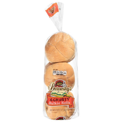 Bar Crusty Plain Bulkie Rolls - 17 OZ - Safeway
