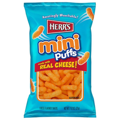 Herr Foods Original Mini Cheese Puffs - 7.5 OZ - Pavilions
