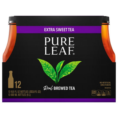 Pure Leaf Iced Tea Extra Sweet Pet Btl - 12-16.9 FZ - safeway