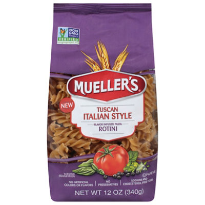 Muellers Pasta Rotini Tuscan Style Italian - 12 Oz - Safeway