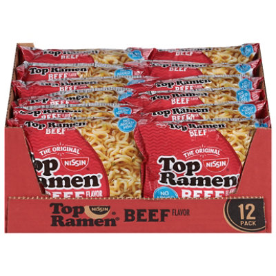Top Ramen Fp Beef - 36 OZ - Safeway