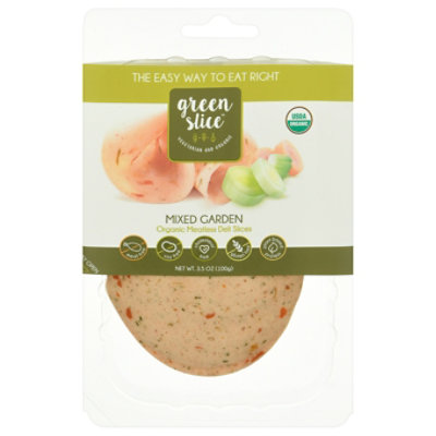 Green Slice Mixed Garden Organic Meatless Deli Slices - 3.5 OZ - Pavilions