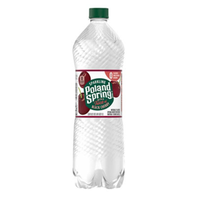 Poland Spring Black Cherry Sparkling Spring Water - 33.8 FZ - Safeway