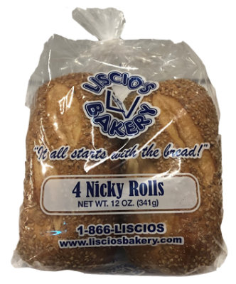 Seeded Nicky Rolls 4pk - 14.39 OZ - acmemarkets