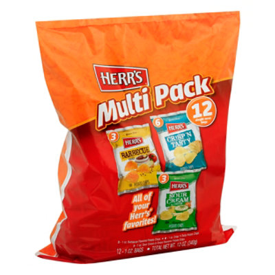 Herrs 12 Count Multipack Potato Chips - 12 OZ - Pavilions