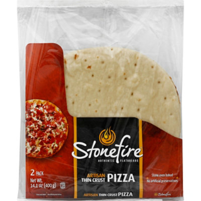Stonefire Thin Pizza Crust 14.1 Oz - 2 Count - Safeway