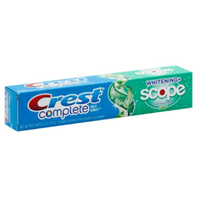 Crest Whitening Plus Scope Minty Fresh Toothpaste - 6.2 OZ - Safeway