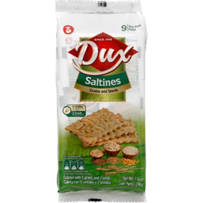 Dux Saltine Multigrain Bag - 7.62 OZ - acmemarkets