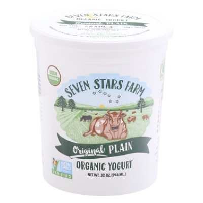 Seven Stars Yogurt Whole Original Plain - 32 OZ - Safeway