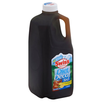 Swiss Premium Lemon Decaf Iced Tea - 64 FZ - Safeway