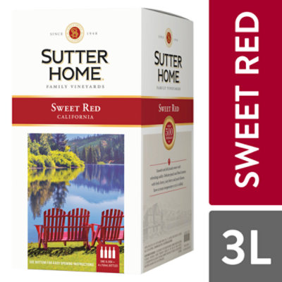 Sutter Home Sweet Red Wine Box - 3 Liter - Safeway