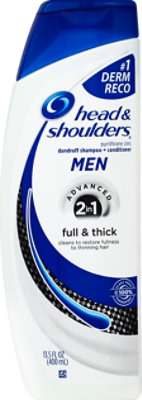 H&s Sh Men 2n1 Full N Thick - 13.5 FZ - Haggen