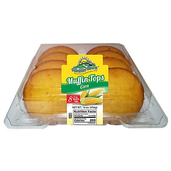 Muffin Town Corn Muffin Tops 8 Count - 16 Oz. - shaws Muffin Town Corn Muffin Tops 8 Count - 16 Oz. - shaws