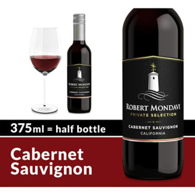 Robert Mondavi Private Selection Cabernet Sauvignon Red Wine - 375 Ml ...