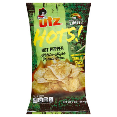 Utz Tomatillo Salsa Kettle Chips - 7 OZ - Safeway