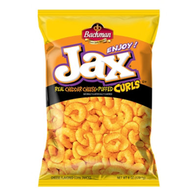 Bachman Baked Jax Cheddar Cheese Curls - 6 OZ - Andronico's