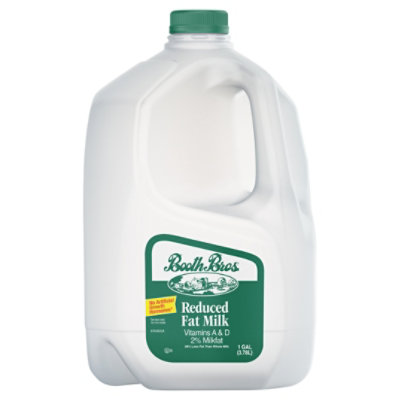 Booth Brothers Milk 2% Fat 128 Oz - 128 FZ - Safeway