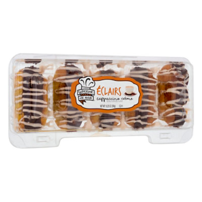 Superior On Main Cappuccino Mini Filled Eclair With Chocolate Icing ...