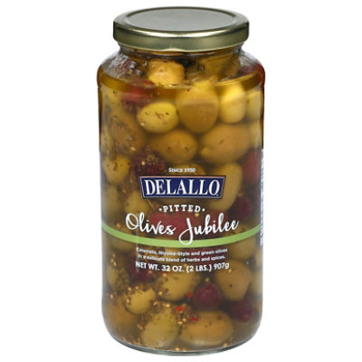 Delallo Olives Jubilee - 32 - Online Groceries | Albertsons