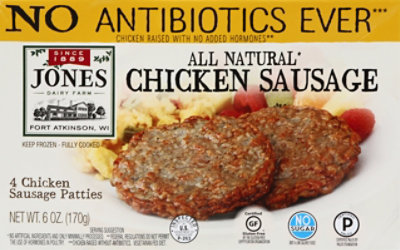 Jones Chicken Sausage Patties - 6 OZ - Safeway