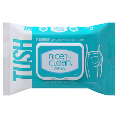 Nice N Clean Flushable Wipes - 42 CT - Safeway
