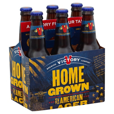 Victory Home Grown New American Lager 6 Count Long Neck Bottles - 6-12 ...