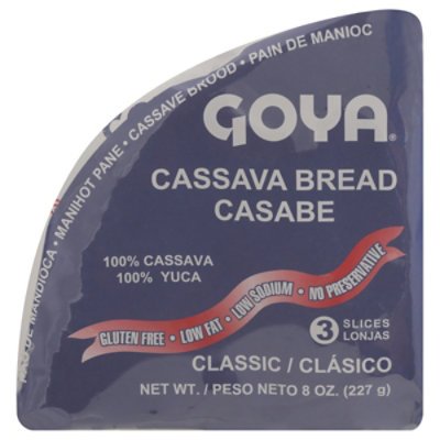 Goya Cassava Bread Casabe - 8 OZ - Albertsons