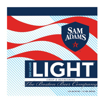 Samuel Adams Light Beer Bottles - 12-12 FZ - Pavilions