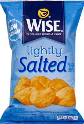 Wise Potato Chips Light Salt - 7 OZ - Albertsons