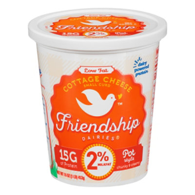 Friendship Low Fat Cottage Cheese - 16 OZ - kingsfoodmarkets