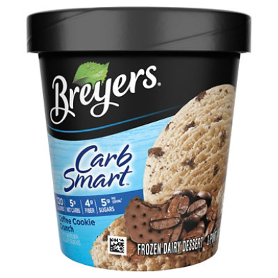 Breyers Ice Cream Coffee Cookie Crumble Carb Sma - 1 PT - ACME Markets