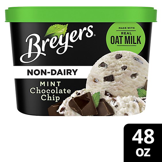 Breyers Mint Chocolate Chip Non Dairy Dessert Breyers Mint Chocolate Chip Non Dairy Dessert